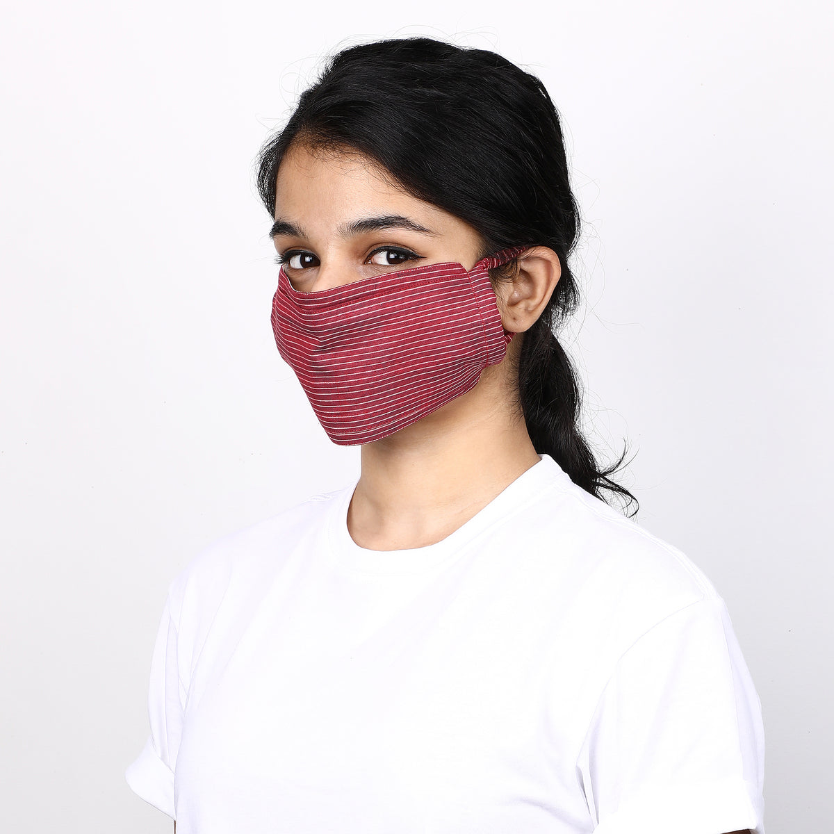 100 % handloom cotton mask - Set of 2 assorted masks – Airavata Weaves ...